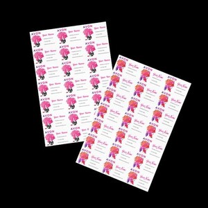 Personalized AVON Brochure Sticker, Printable Catalog & Brochure Labels ...