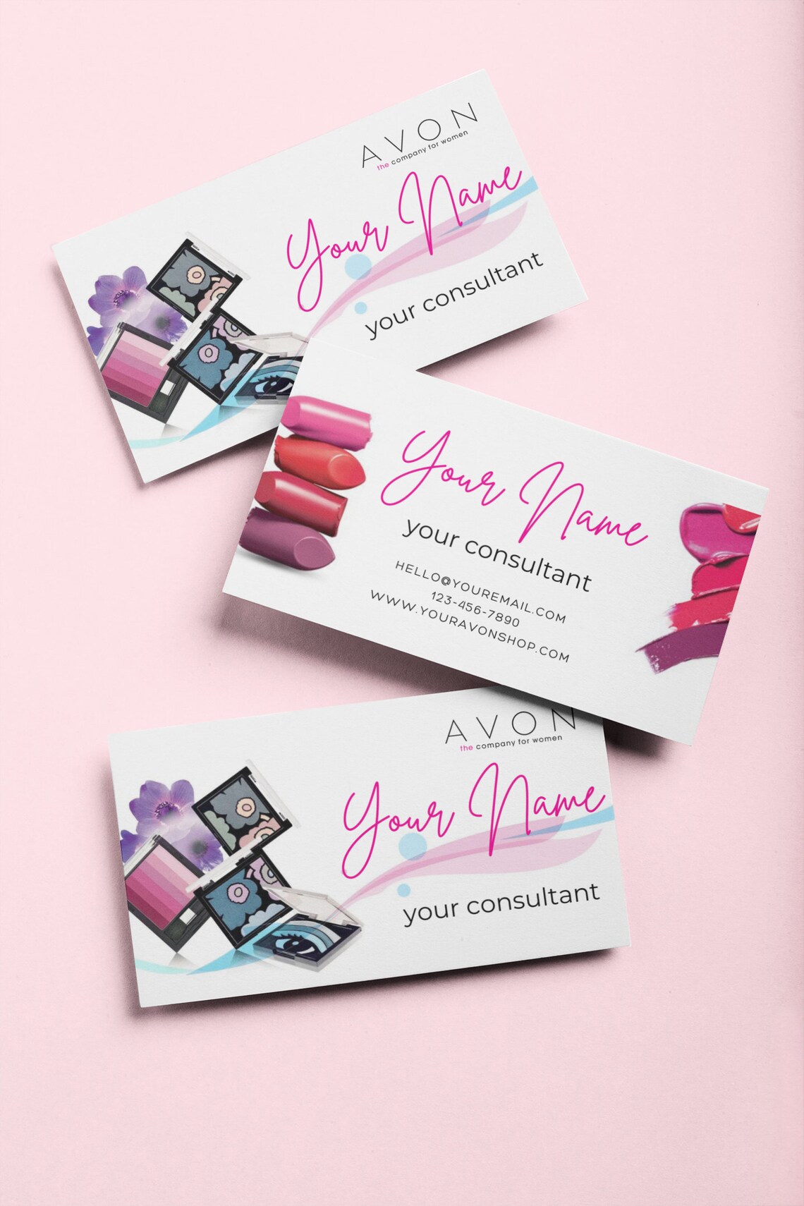 AVON Business Cards, Personalized Avon Business Card, Printable Avon ...