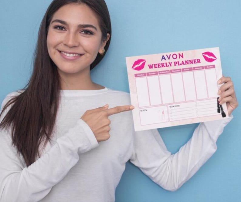 AVON Weekly Planner Printable to Do List, Desk Weekly Planner, Weekly ...