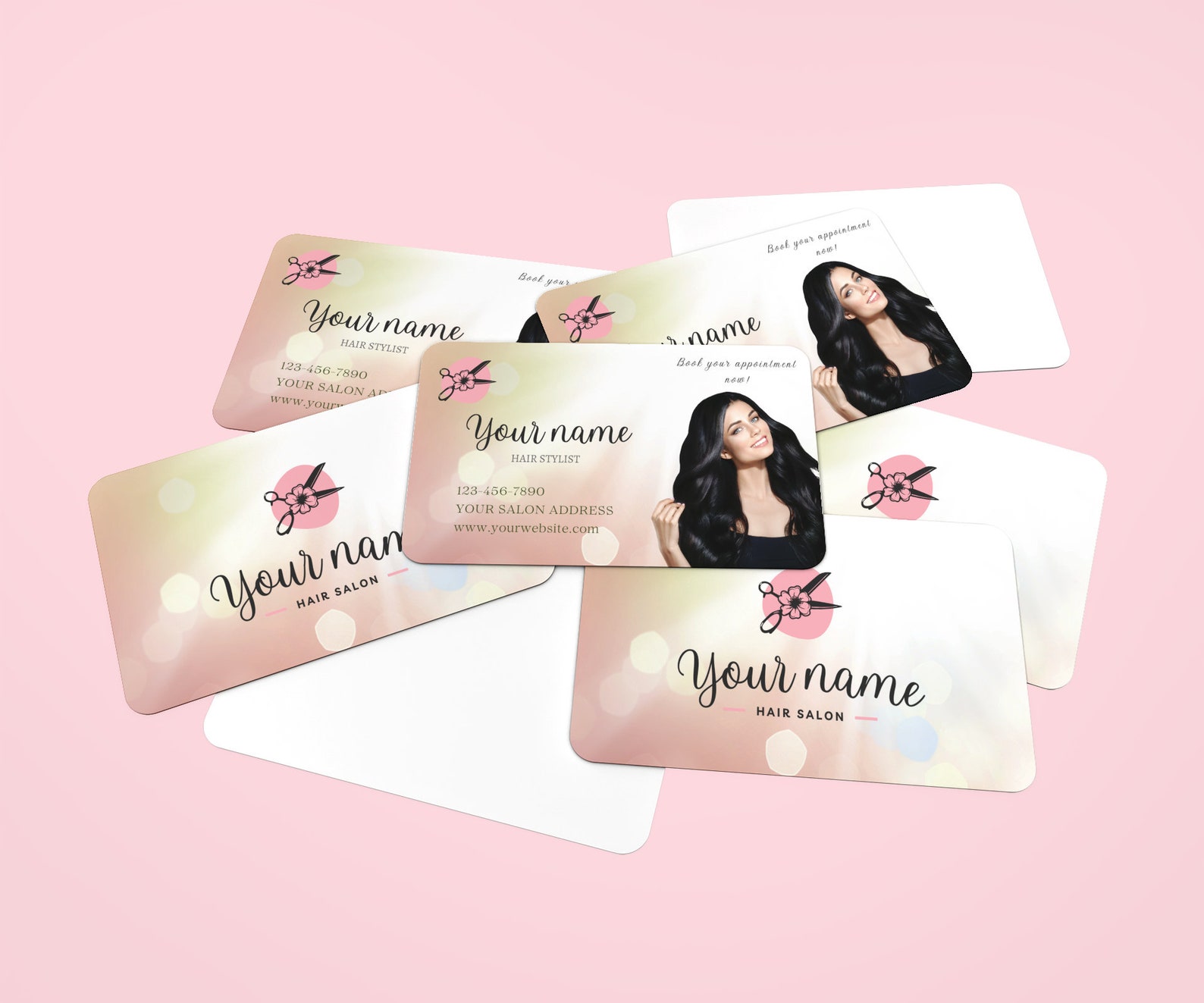 Hairdresser Business Cards, Personalized Hair Stylist Business Card ...