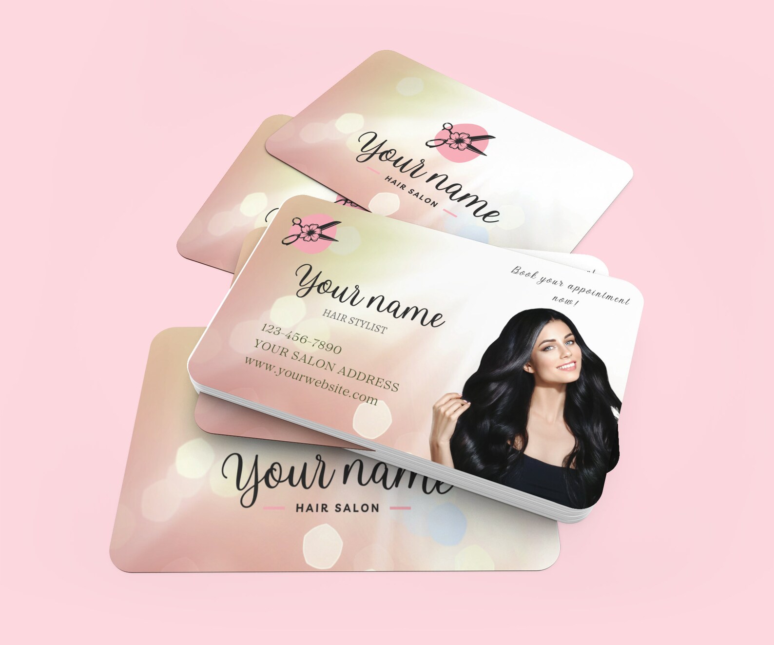 Hairdresser Business Cards, Personalized Hair Stylist Business Card ...