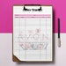 AVON Pink Order Form + Order Tracker Template , AVON Printable Order ...