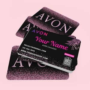 AVON Business Cards, Personalized Avon Business Card, Printable Avon ...