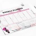 AVON Weekly Planner Printable to Do List, Desk Weekly Planner, Weekly ...