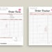 AVON Pink Order Form + Order Tracker Template , AVON Printable Order ...