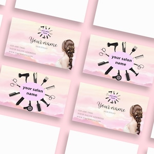 Hairdresser Business Cards, Personalized Hair Stylist Business Card ...