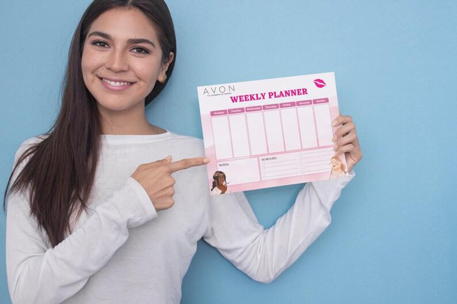 AVON Weekly Planner Printable to Do List, Desk Weekly Planner, Weekly ...