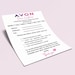AVON Catalog Accompanying Sheet Size A5, Collect Brochure and Orders ...