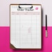AVON Pink Order Form + Order Tracker Template , AVON Printable Order ...