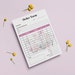 AVON Pink Order Form + Order Tracker Template , AVON Printable Order ...