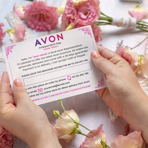 Custom AVON Catalog Accompanying Sheet Size A5, Collect Brochure and ...
