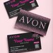 AVON Business Cards, Personalized Avon Business Card, Printable Avon ...