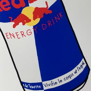 Red Bull Cartoon Print - Etsy