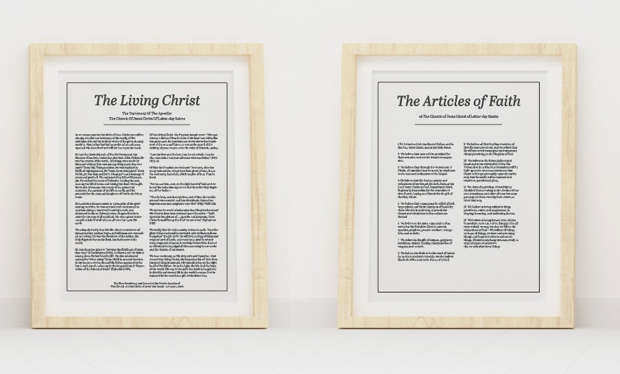 LDS Proclamation Bundle Living Christ Family Proclamation Restoration ...