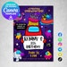 Among Us Space Adventure Birthday Invitation Fun Kids Party Invite ...