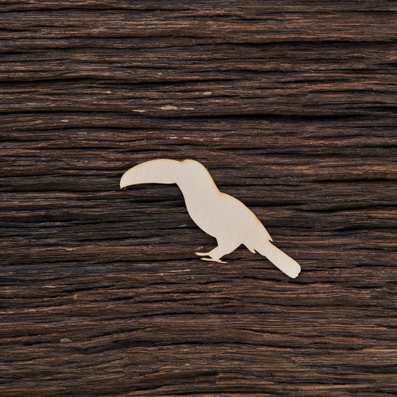 Wooden Toucan Shape for Crafts and Decoration Laser Cut | Etsy