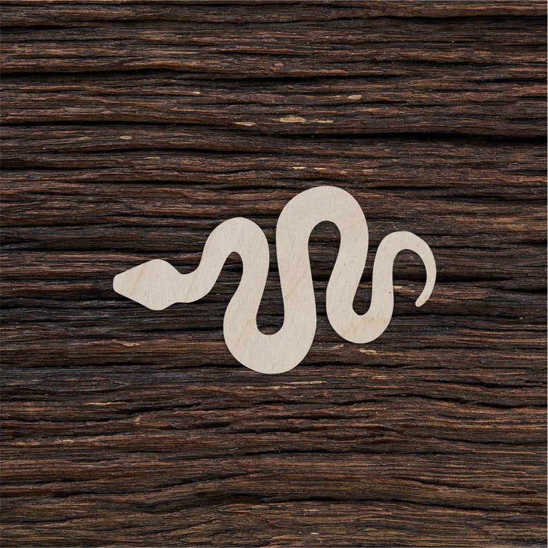 Wooden Snake Shape for Crafts and Decoration Laser Cut - Etsy