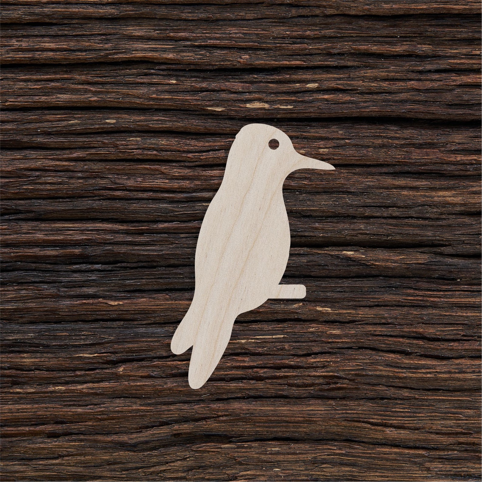 Wooden Woodpecker Shape for Crafts and Decoration - Laser Cut ...