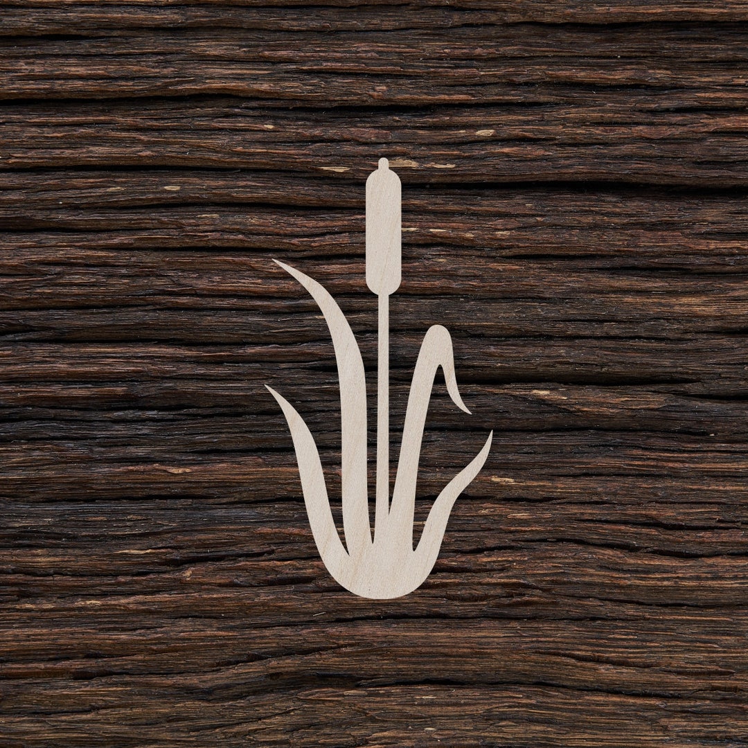 Wooden Cattail for Crafts and Decorations - Cattail Earrings - Cattail ...