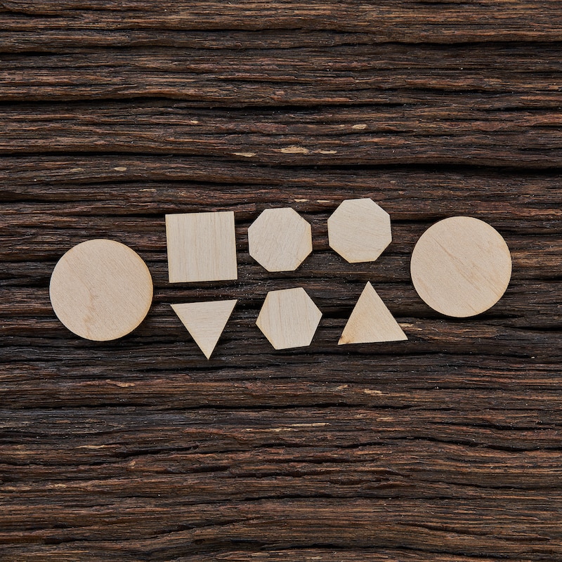 Wooden Shapes - Etsy