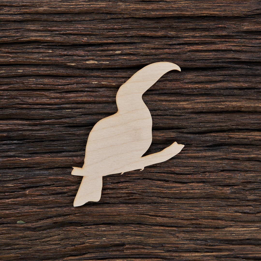 Wooden Toucan Shape for Crafts and Decoration - Laser Cut - Toucans ...