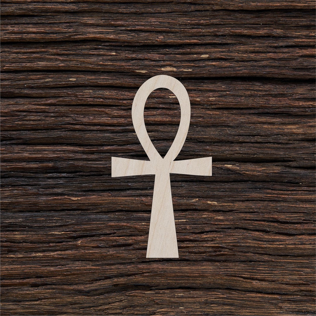 Wooden Ankh Shape for Crafts and Decoration - Laser Cut - Ankh Earrings ...