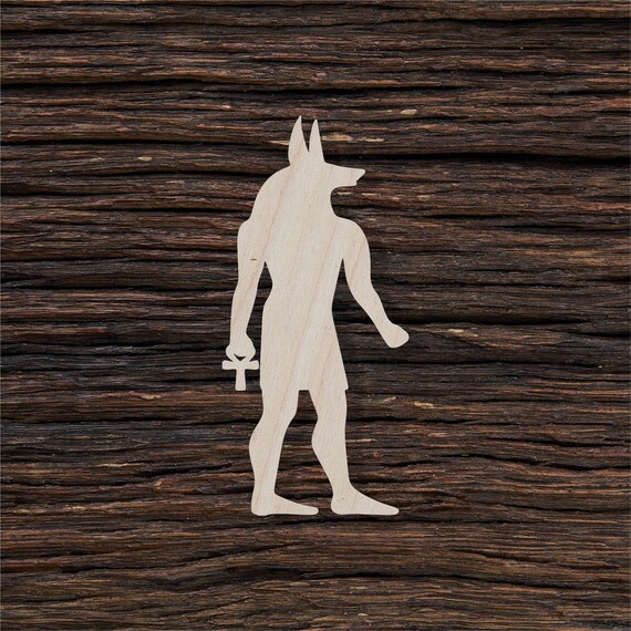 Wooden Anubis Shape for Crafts and Decoration Laser Cut | Etsy