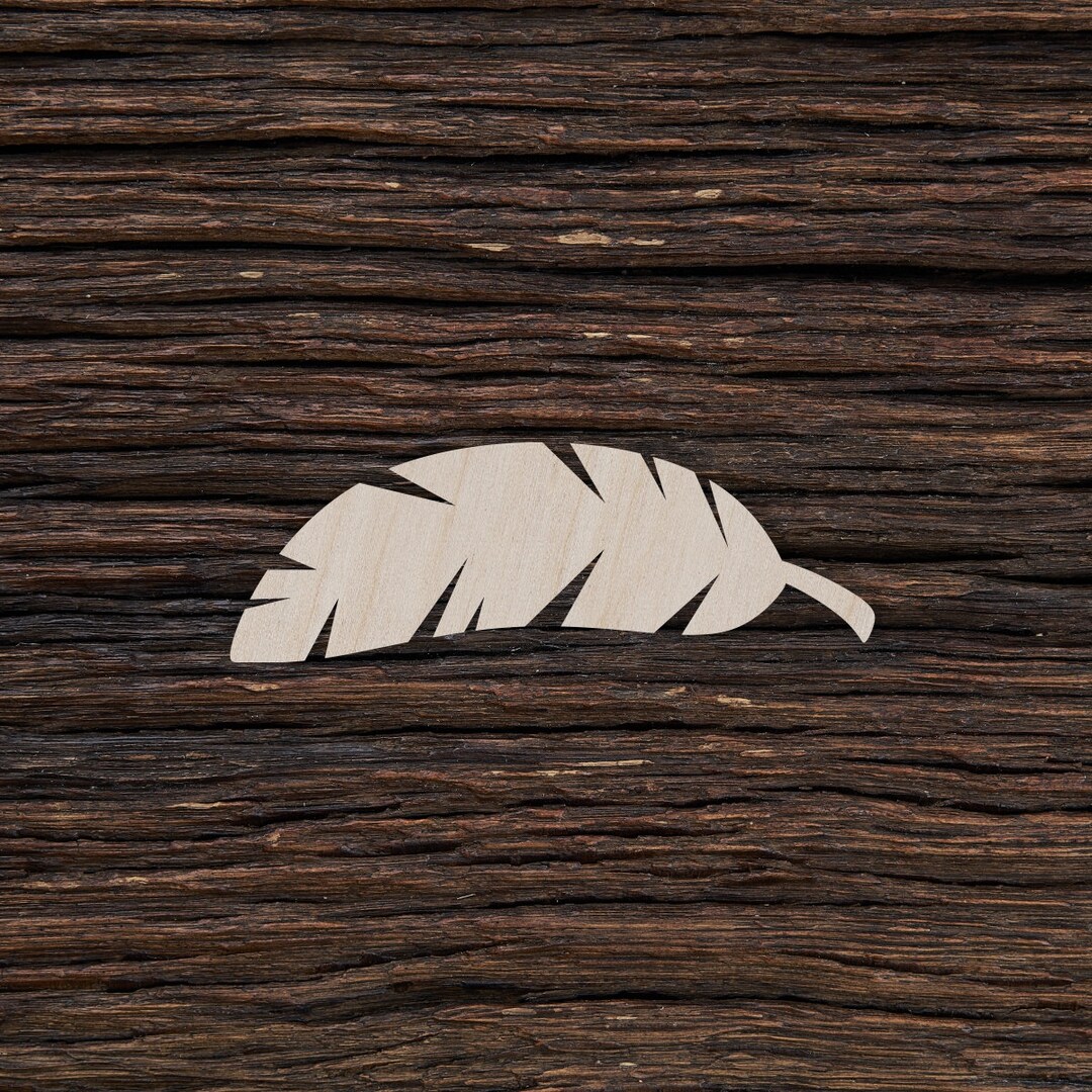Wooden Banana Leaf for Crafts and Decorations - Banana Leaf Shape ...