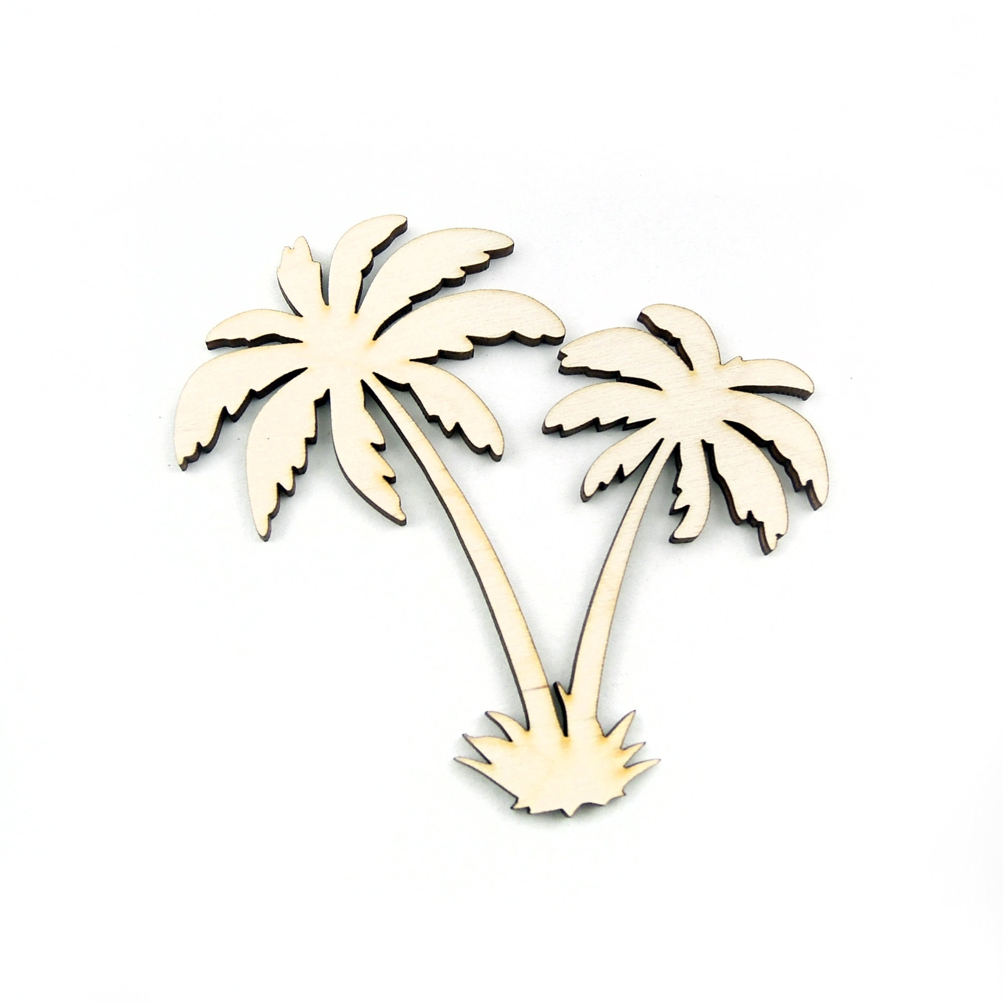 Wooden Palm Tree Shape for Crafts and Decoration Laser Cut - Etsy Singapore
