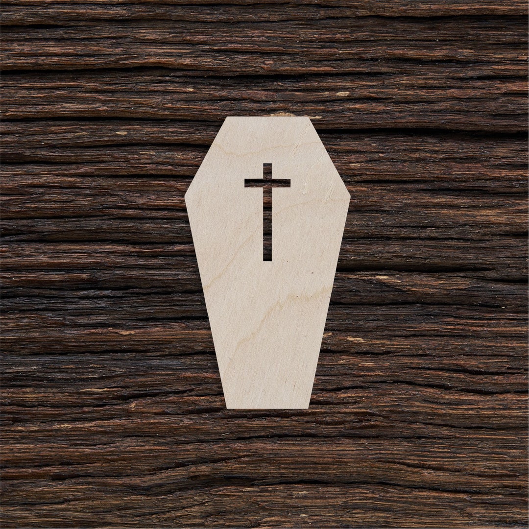 Wooden Coffin Shape for Crafts and Decoration - Laser Cut - Coffin ...