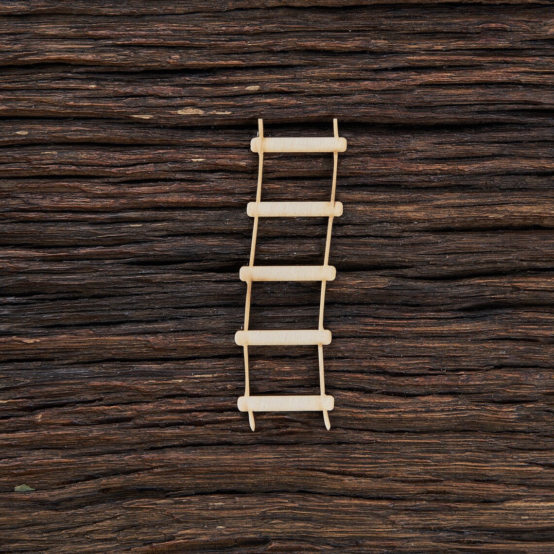 Wooden Miniature Rope Ladder Shape for Crafts and Decoration - Laser ...
