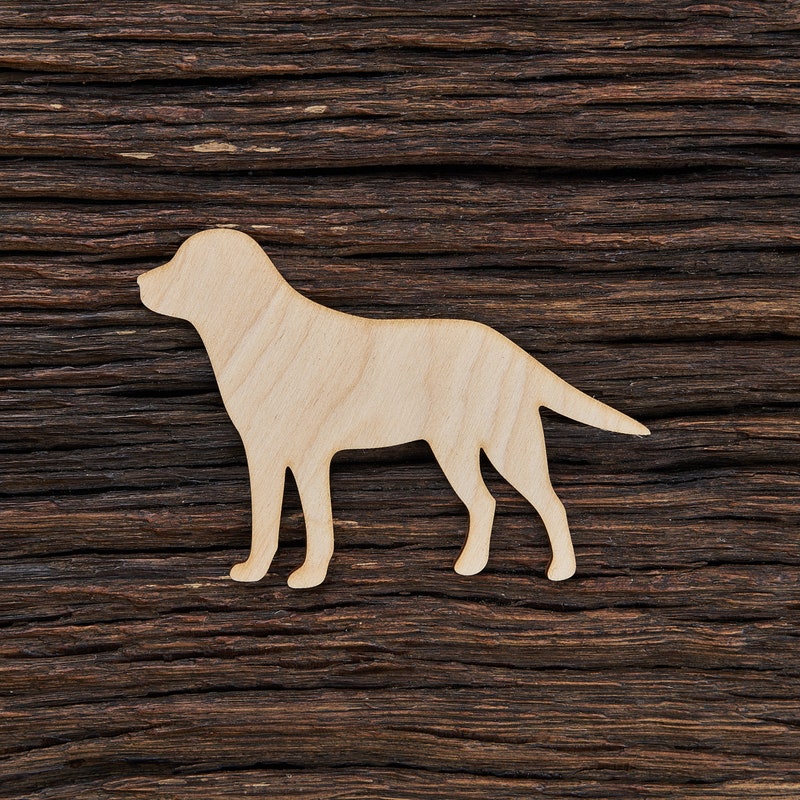 Wooden Labrador Shapes - Etsy