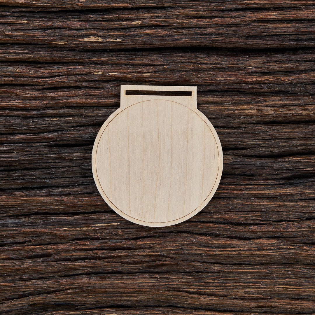 Wooden Medal Shape for Crafts - Laser Cut - Wooden Medal - Personalised ...