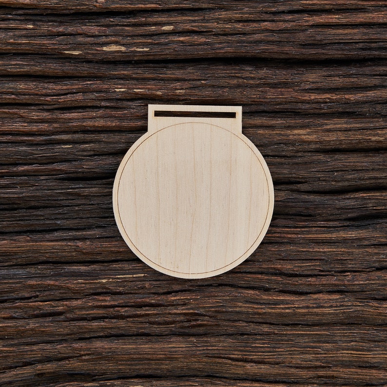 Wooden Medal Shape for Crafts Laser Cut Wooden Medal - Etsy