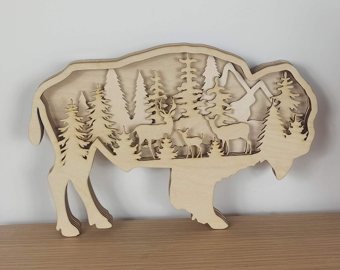 Wooden Double Book Nook Shape for Crafts and Decoration Book - Etsy