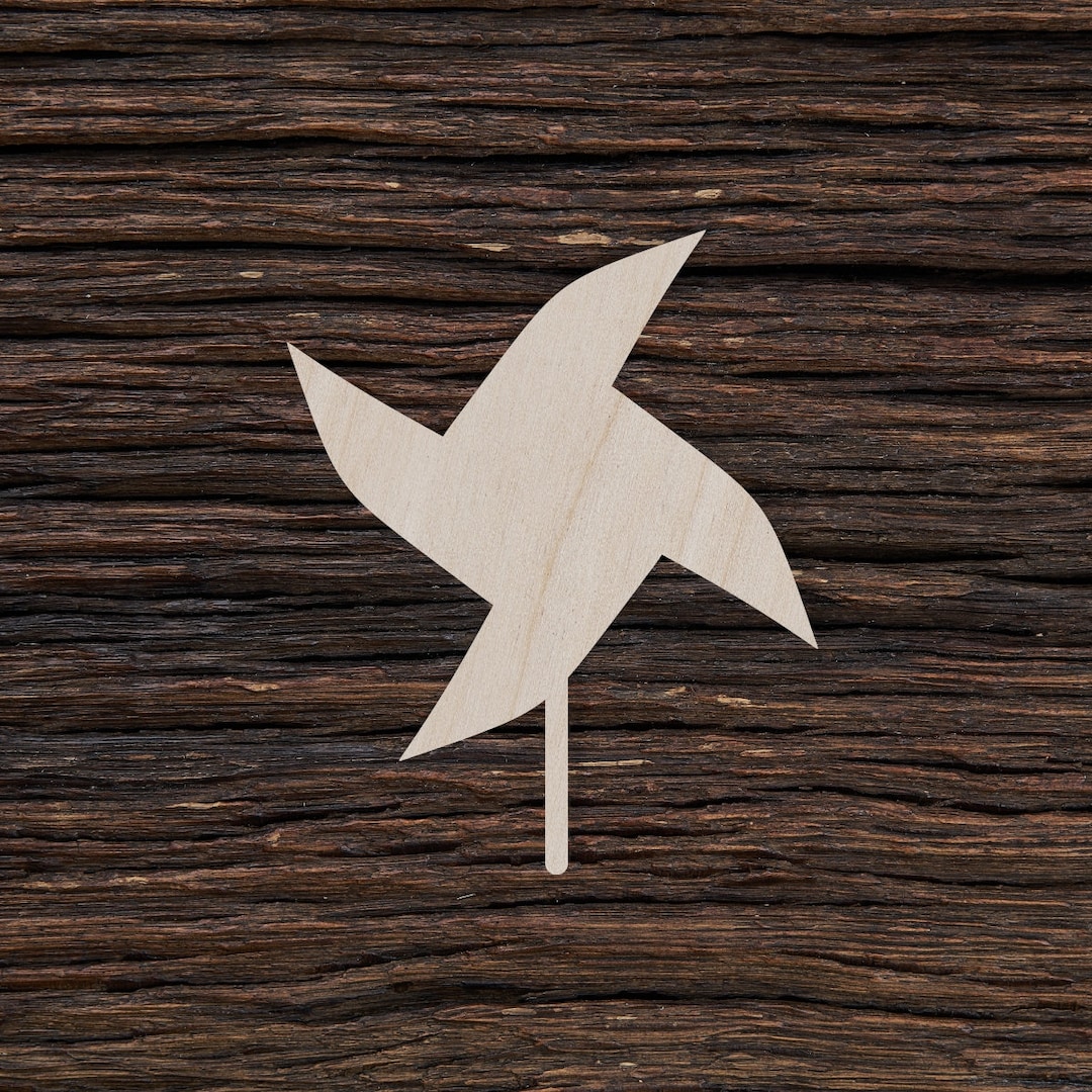 Wooden Pinwheel for Crafts and Decorations - Pinwheel Earrings ...