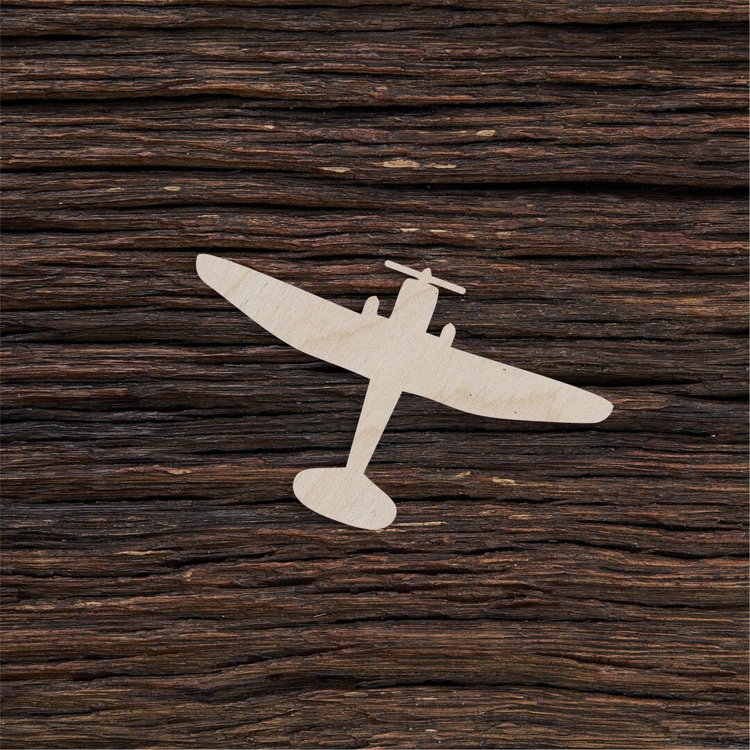 Wooden Vintage Airplane Shape for Crafts and Decoration - Airplane ...