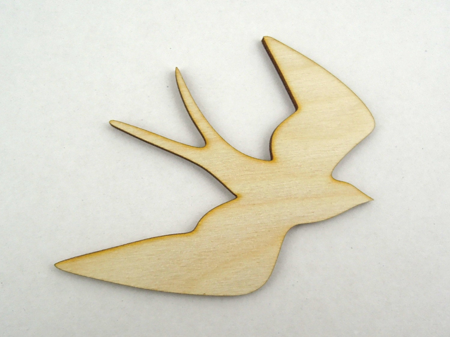 Wooden Swallow Bird Shape for Crafts and Decoration Laser | Etsy