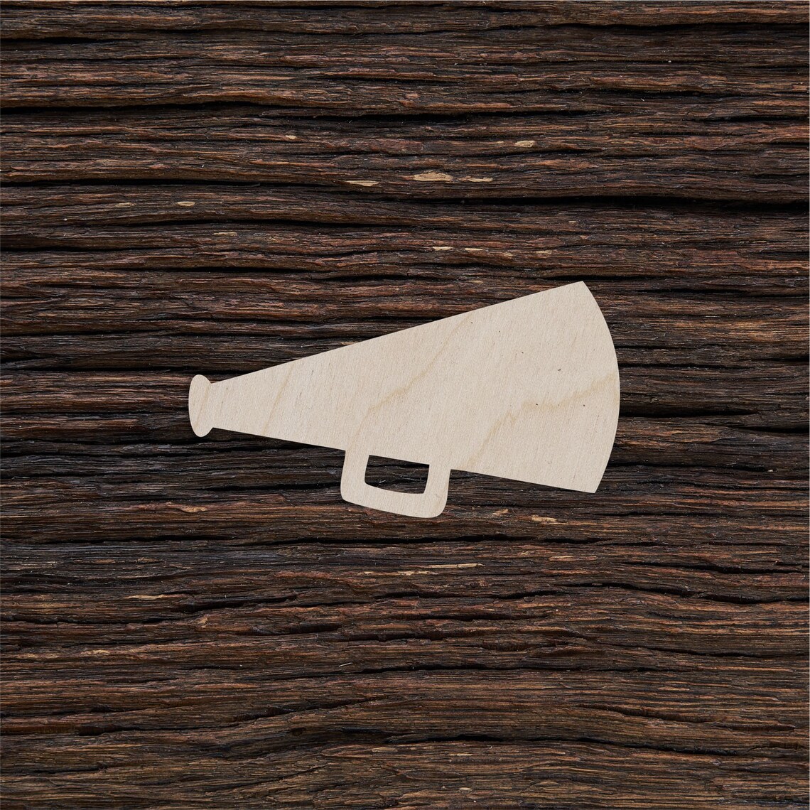 Wooden Megaphone Shape For Crafts And Decoration Laser Cut | Etsy