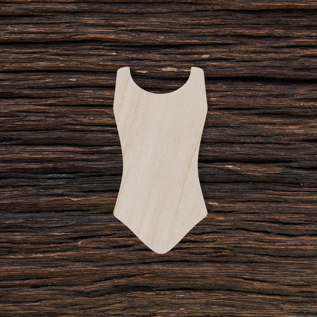 Wooden Leotard for Crafts and Decorations - Leotard Cut Out - Leotard ...
