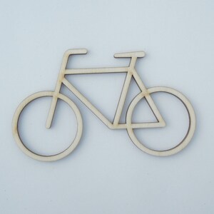 Wooden Bike Shape for Crafts and Decoration Laser Cut - Etsy