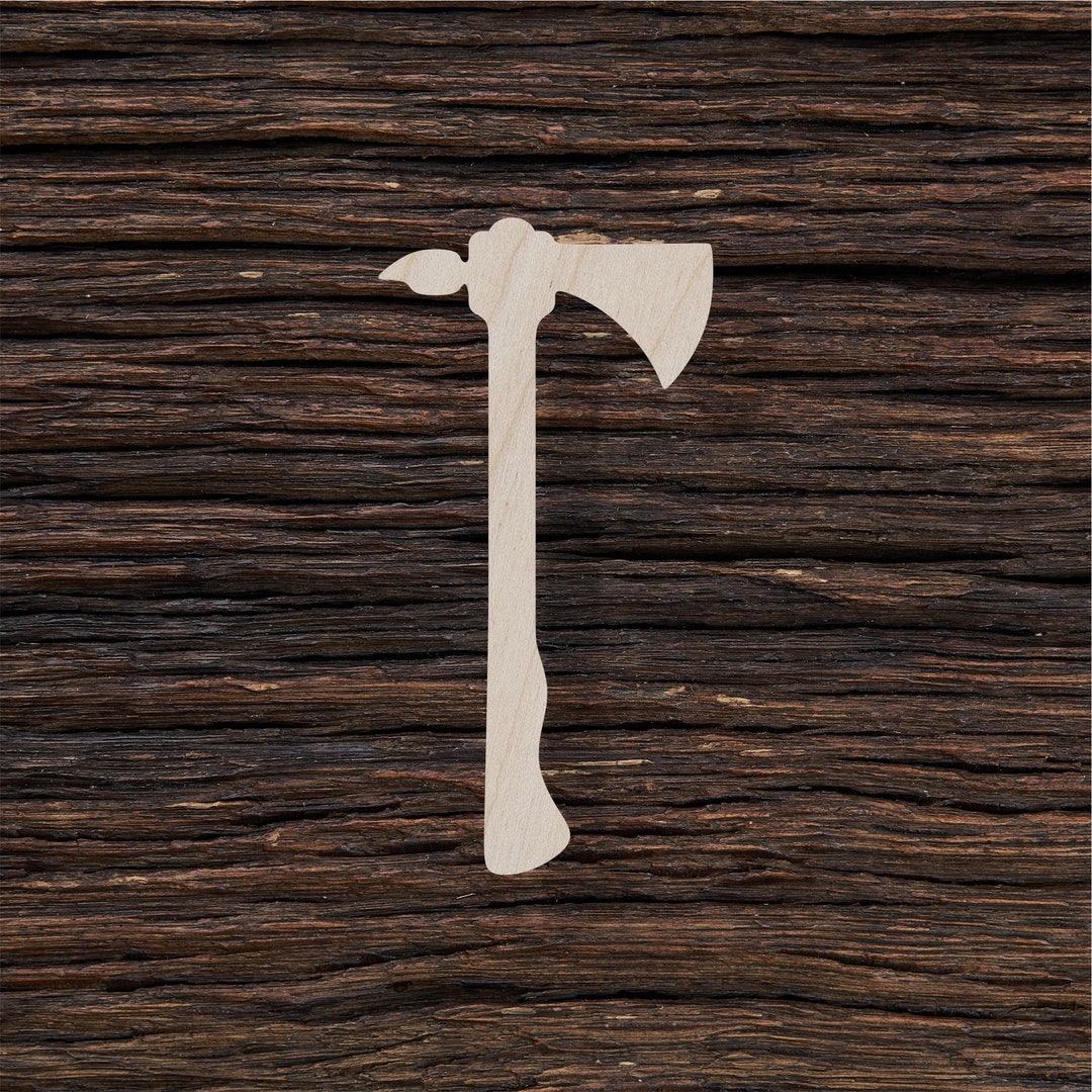 Wooden Tomahawk Axe for Crafts and Decorations - Axe Earrings ...