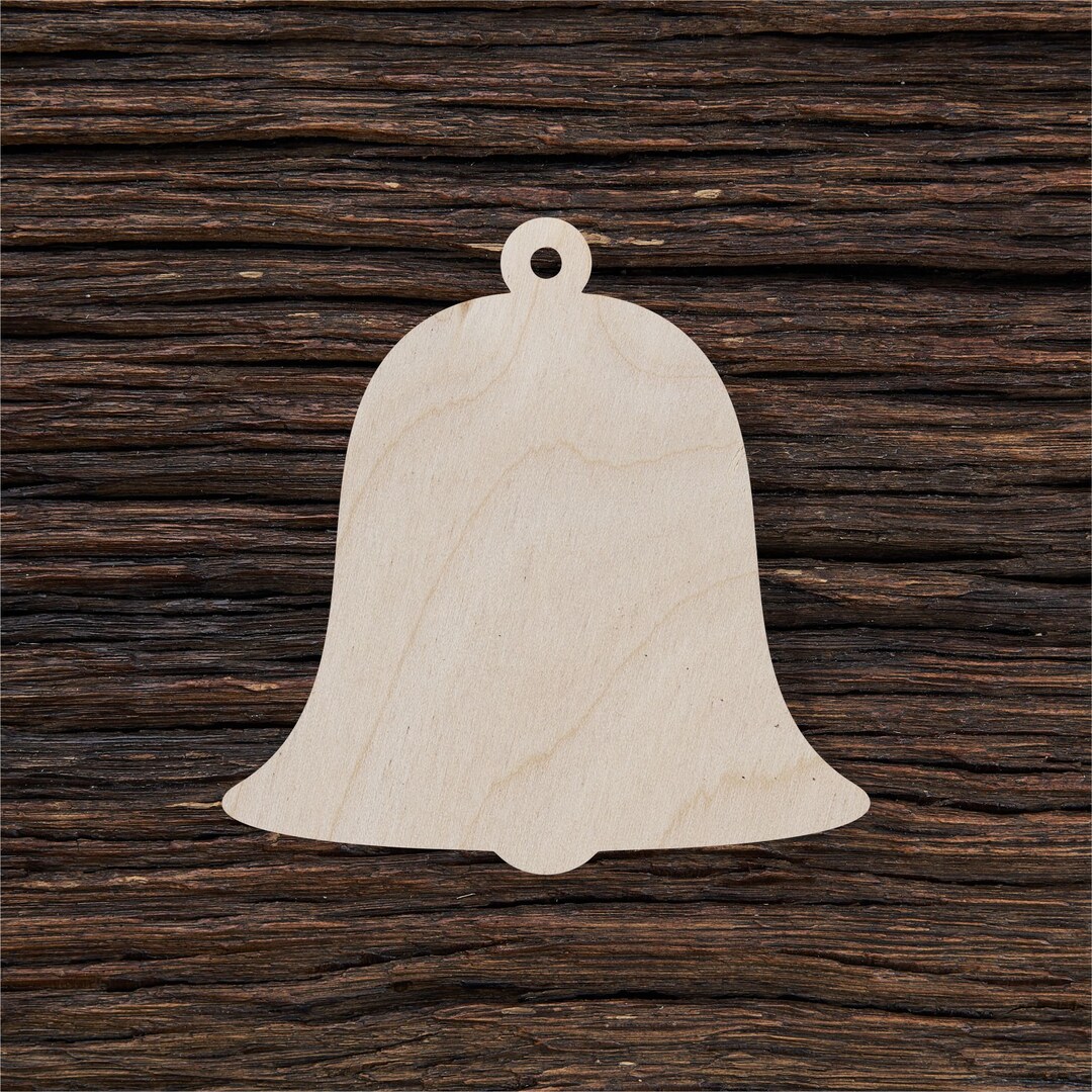 Wooden Bell for Crafts and Decorations - Bell Decor - Bell Charms ...
