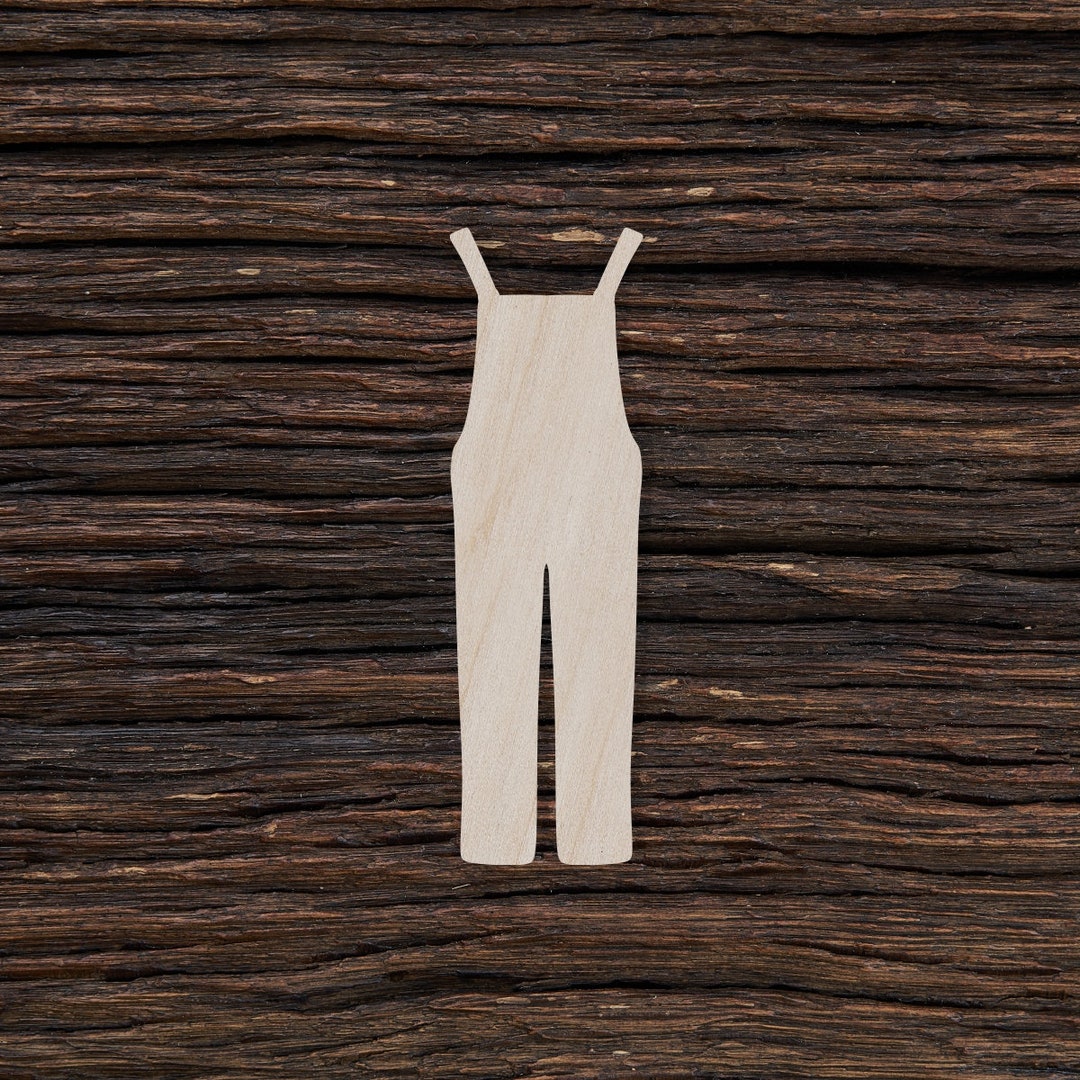Wooden Overalls for Crafts and Decorations - Overalls Cut Out ...