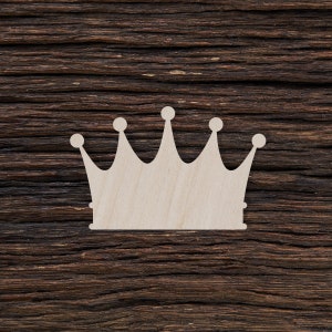 Wooden Crown for Crafts and Decorations - Crown Necklace - Crown Shape ...