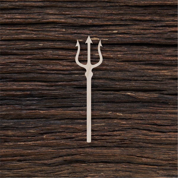 Wooden Trident - Etsy