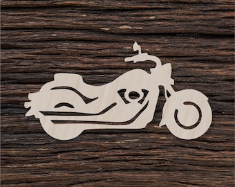 2 34 Chopper Motorcycle Wooden Cutout Shape - Etsy