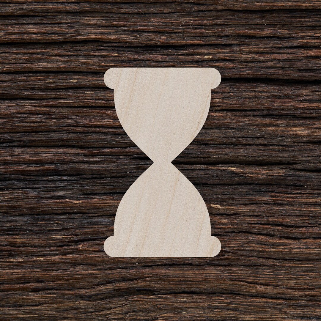Wooden Hourglass for Crafts and Decorations - Hourglass Pendant ...