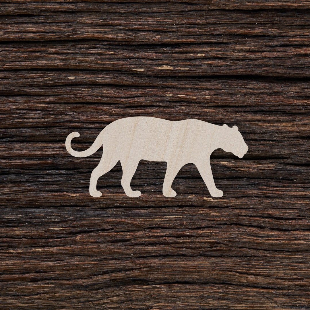 Wooden Jaguar for Crafts and Decorations - Jaguar Pendant - Jaguar ...