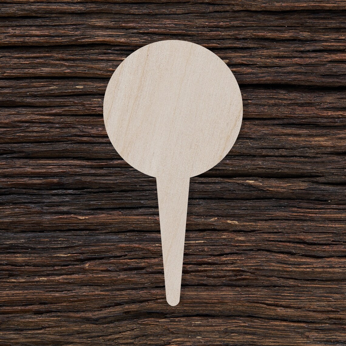 Wooden Round Plant Marker for Crafts and Decorations Plant - Etsy